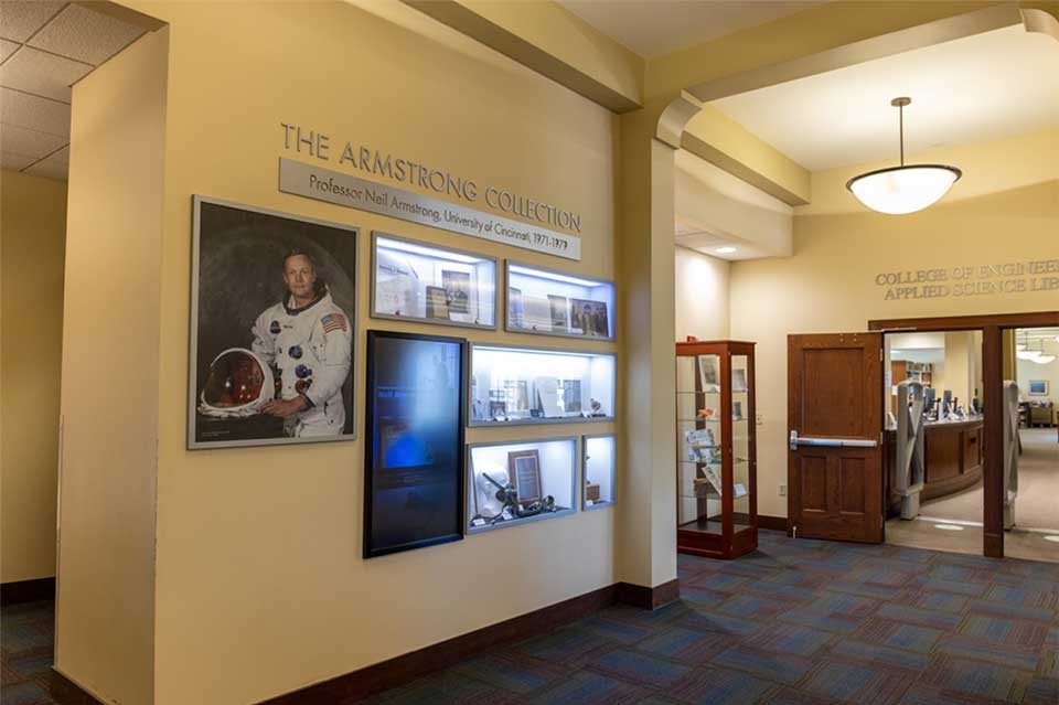 Neil Armstrong Display | University of Cincinnati
